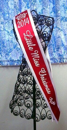 17 Best Images About Pageant Plus Sashes On Pinterest National
