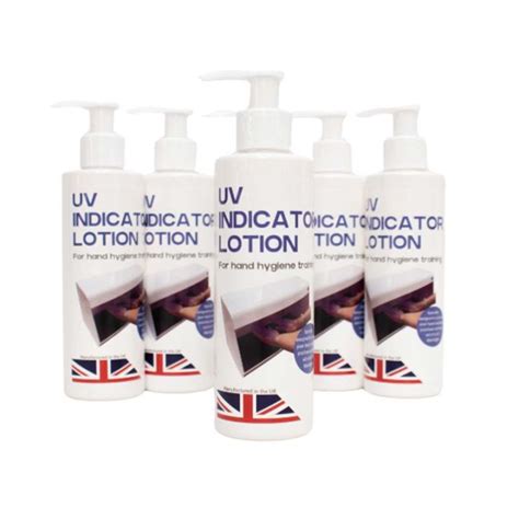 Uv Indicator Lotion 200ml Bottles X 6 Uv Indicator Lotion 200ml Bottles X 6