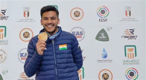 Rifle Shooter Aishwary Pratap Singh Tomar Wins Gold In Cairo Sports News The Indian Express