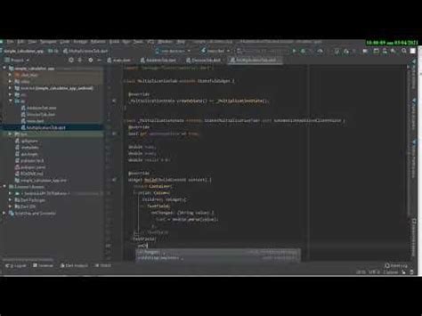 FLUTTER ANDROID STUDIO And IOSSimple Calculator Android Studio Simple Calculator Android