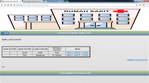 Rumah Sakit Berbasis Web Mobile