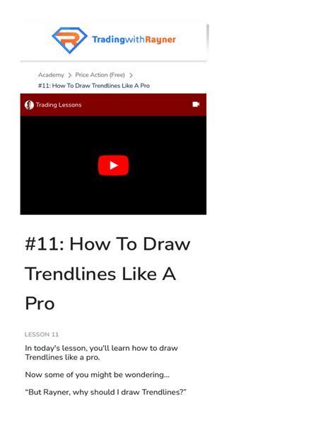 Draw Trend Lines Pdf