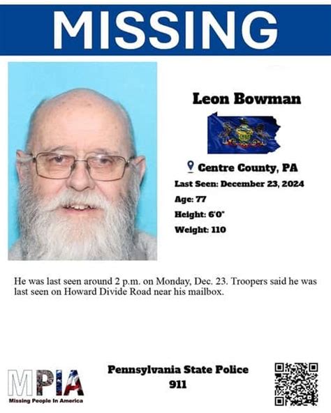 Urgent 77 Year Old Man Missing In Centre County Franklin County Free
