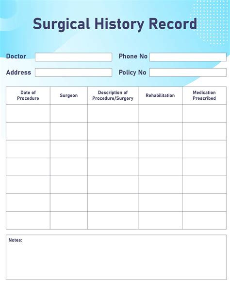 10 Best Free Printable Medical History Forms Artofit