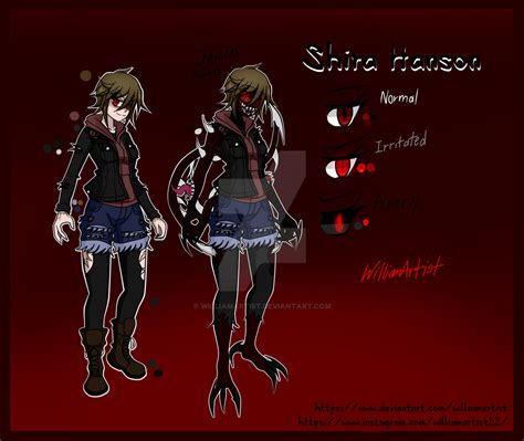 Demon Oc Shira Hanson Reference 2020 By Williamartist On Deviantart