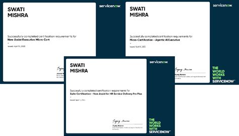 Servicenow Ai Agenticai Microcertifications Nowlearning Swati Mishra