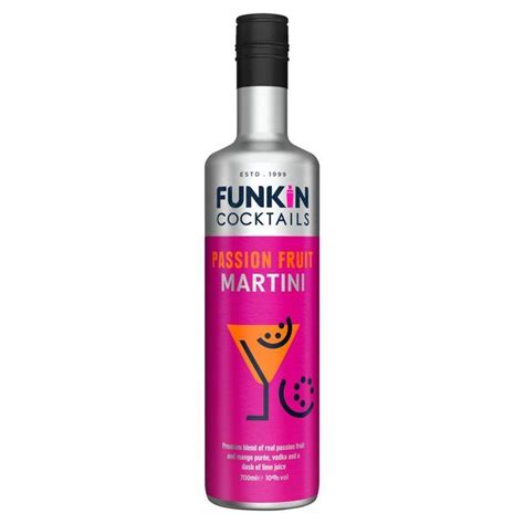 Funkin Cocktails Passion Fruit Martini Morrisons Cocktails Mixed