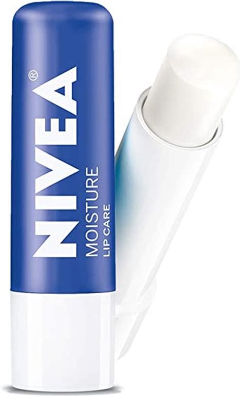 Nivea Moisture Lip Care Lip Balm Stick With Shea Butter Jojoba Oil
