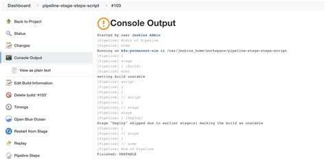 Jenkins Lesson SkipStagesAfterUnstable With Jenkins Pipeline NimTechnology