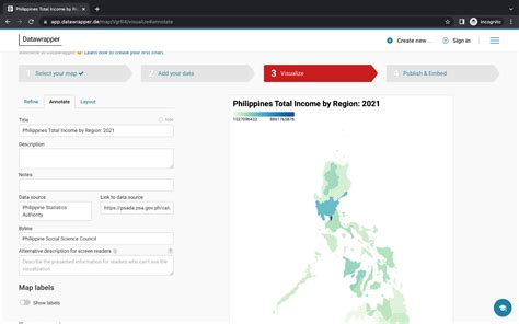 Data Visualization User Guide Data Portal Philippine Social Science