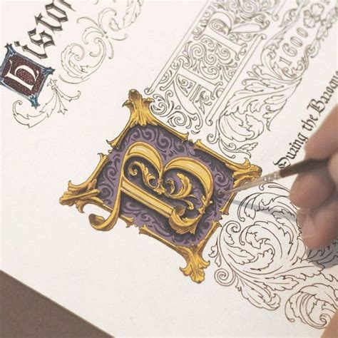 Épinglé par Chamy 92 sur Enluminures et calligraphie Caligraphie