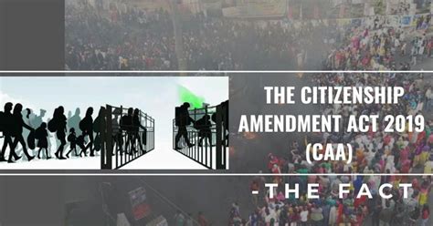 The Citizenship Amendment Act 2019 Caa Pgurus