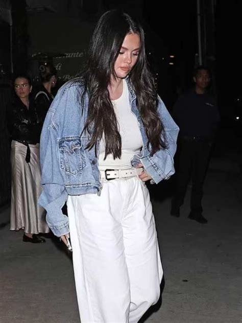 Selena Gomez Oversized Denim Jacket Movie Jackets