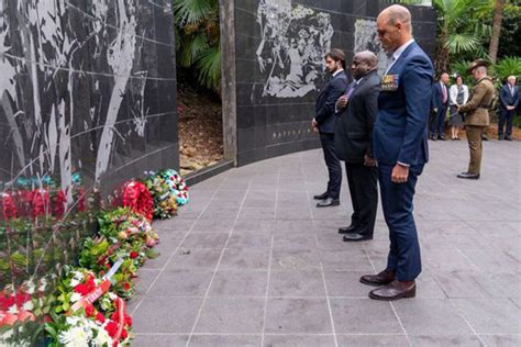 Our Chair Garth Callender At Kokoda Anzac Service Bravery Trust
