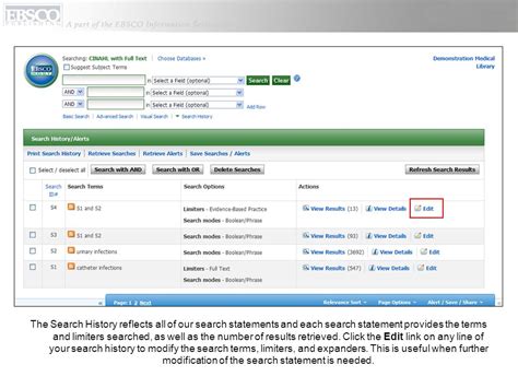 Support.ebsco.com CINAHL with Full Text Advanced Searching – Guided Style Tutorial. - ppt download