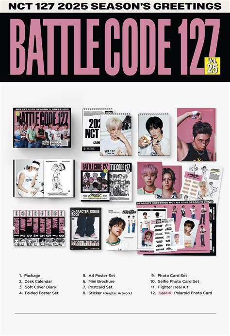 Pob Nct 127 Battle Code 127 2025 Seasons Greetings 23rd Dec2024