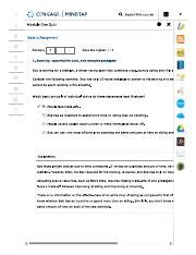Module 1 Quiz Question 1 Pdf Q MINDTAP CENGAGE 0O Module One Quiz Il Search This