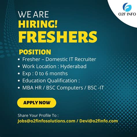 O2f Info Solutions Private Limited On Linkedin Hr Itrecruiter