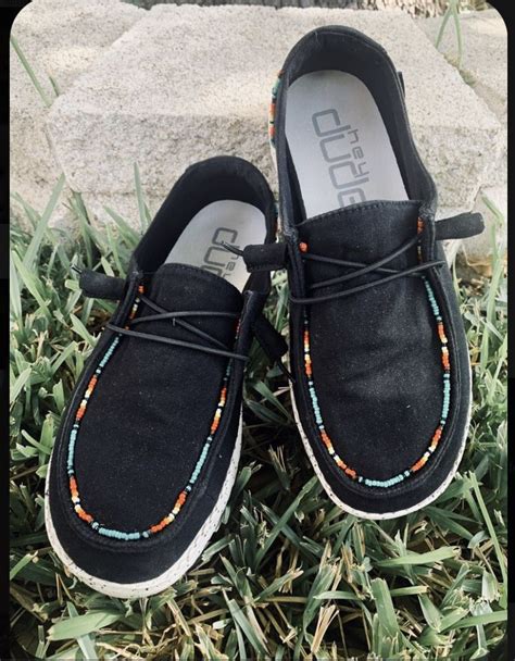 Hey Dude Wally Funk Black Aztec Casual Shoe 1110414864 9 Artofit