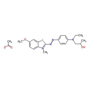 Ethyl Methoxy Methyl Benzothiazol Ium Yl Azo Phenyl Amino Propan