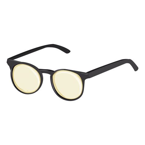 Laptop Computer Glasses Cartoon Vector Illustration 17420500 Vector Art