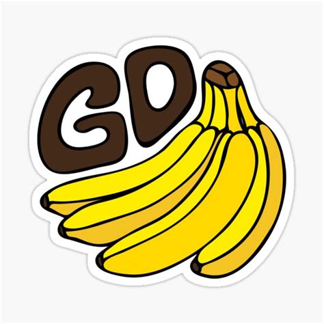 Go Bananas Sticker For Sale By Majoihart Redbubble