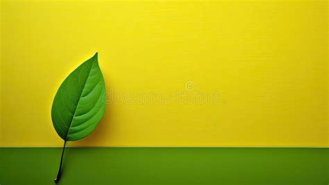 Minimalist Green Yellow Background Stock Illustration Illustration Of