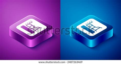 Isometric Graph Schedule Chart Diagram Infographic Stock Vector