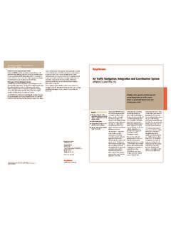 Air Traffic Navigation Integration And Coordination Air Traffic Navigation Integration