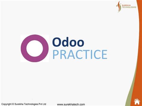 Odoo Practice By Surekha Technologies Pptx