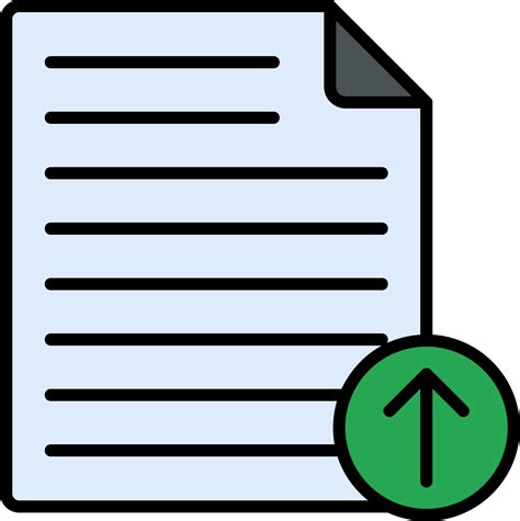 Send File Vector Icon 21065145 Vector Art At Vecteezy