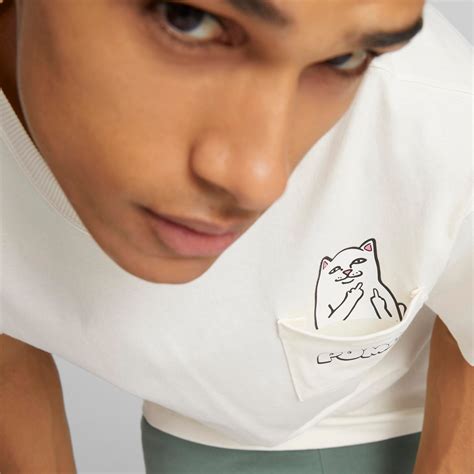 Puma X Ripndip Lord Nermal Pocket Tee Warm White