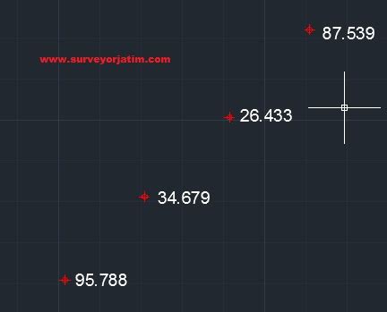 Cara Plotting Keterangan Elevasi Dari Excel Ke Autocad SURVEYOR JATIM