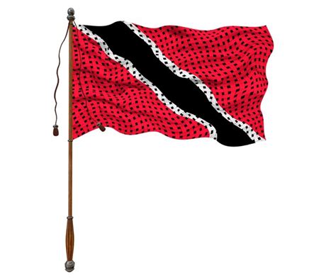 Premium Photo National Flag Of Trinidad And Tobago Background With