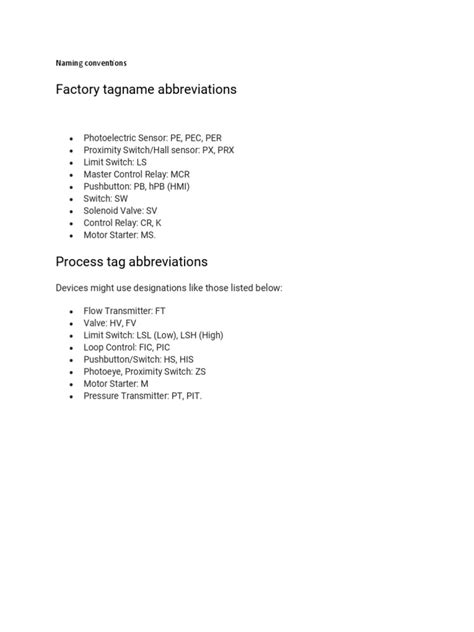 Naming Conventions Pdf