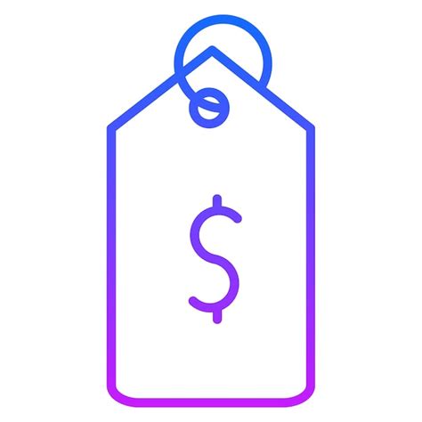 가격 태그 아이콘 프리미엄 벡터