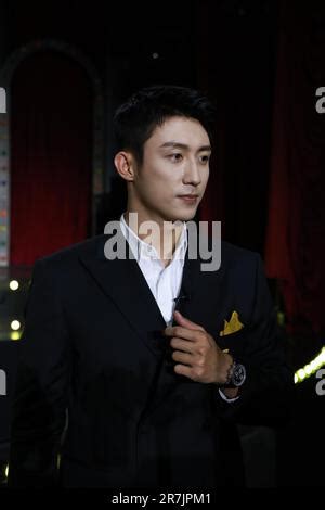 Chinese Actor And Model Huang Jingyu Also Known As Johnny Huang Poses