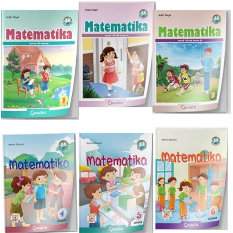 Jual BUKU QUADRA MATEMATIKA SD KELAS 1 6 Shopee Indonesia