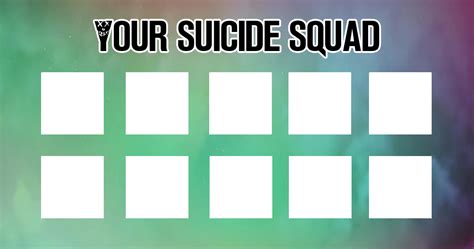 Your Suicide Squad Meme Template By Simbiothero On Deviantart