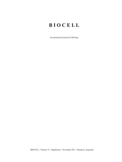 Biocell Saib 2011 Pdf P53 Ribosome