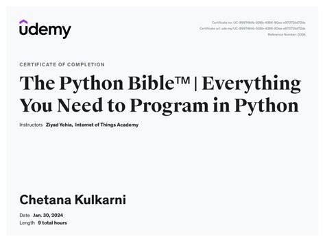 Pythonprogramming Certificationachieved Thepythonbible