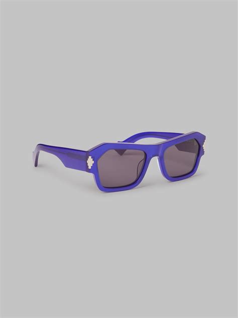 Marcelo Burlon Sunglasses Cardo Blue Dark Grey Best Designers Inc