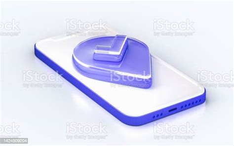 휴대 전화의 위치 확인 기호 격리 된 흰색 배경 3d 0명에 대한 스톡 사진 및 기타 이미지 0명 3차원 형태 개념