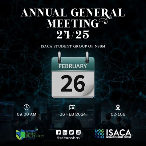 Nsbm Isaca Isacansbm Nsbm Isaca Student Group