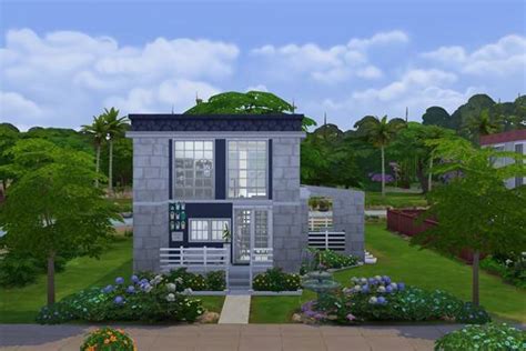 Rindle Rose Modern Loft No Cc The Sims 4 Rooms Lots CurseForge