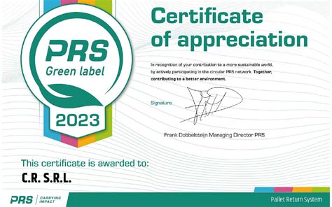 Prs Green Label 2023 Cr Smart