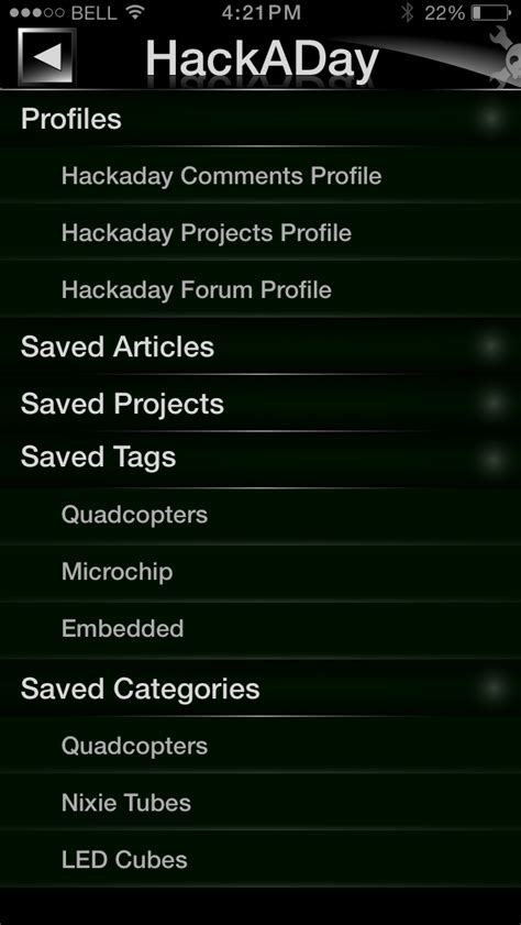 HackADay App Hackaday Io