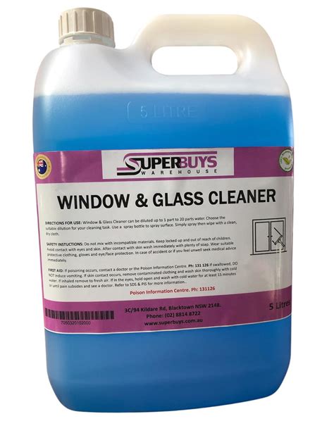 Window And Glass Cleaner 5lt