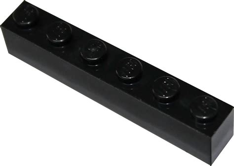 Lego Parts And Pieces Black 1x6 Brick X1 Toys And Games