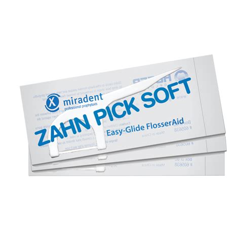 Zahn Pick Soft Easy Glide Flosser Aid Pk 60